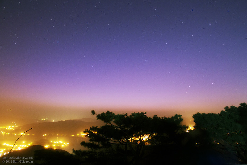 Ground light and Stellar light