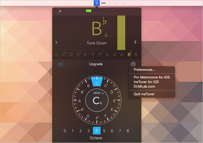 [일시무료] 기타, 우크렐레 등의 현악기를 맥으로 튜닝하자 'insTuner'