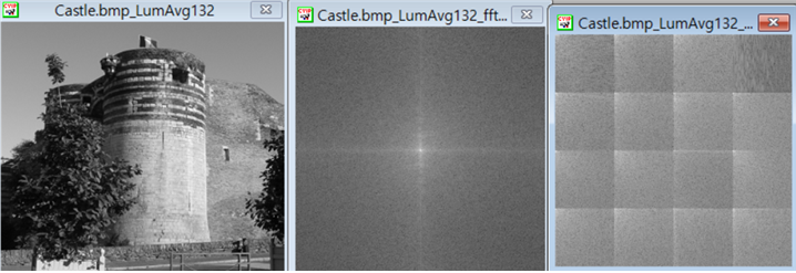 CVIPTools로 주파수 변환, 푸리에변환 fourier 이산 코사인 변환 discrete cosine walsh ...