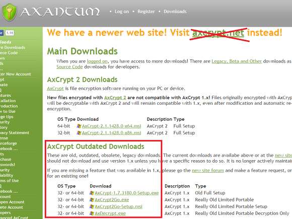 AxCrypt 철통보안이 필요할 때 유용한 프로그램
