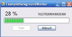 BackgroundWorker 사용법