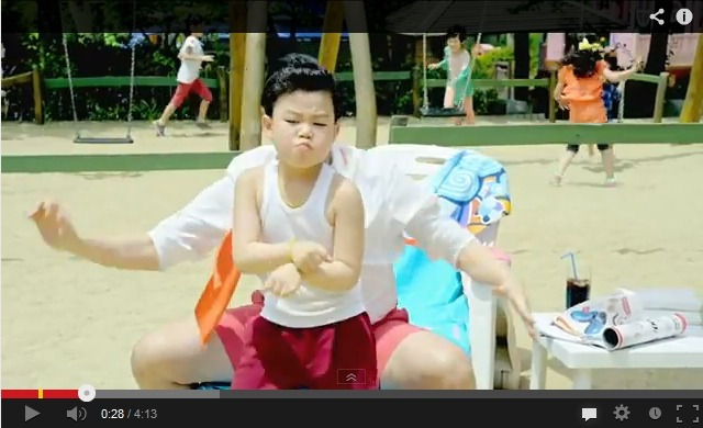 [K-POP] Маленький мальчик «little PSY» из клипа КАННАМ СТАЙЛ