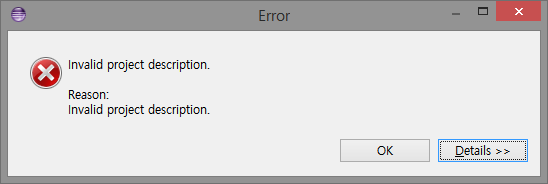 Kugi's Blog :: [Eclipse & Android] Invalid project description