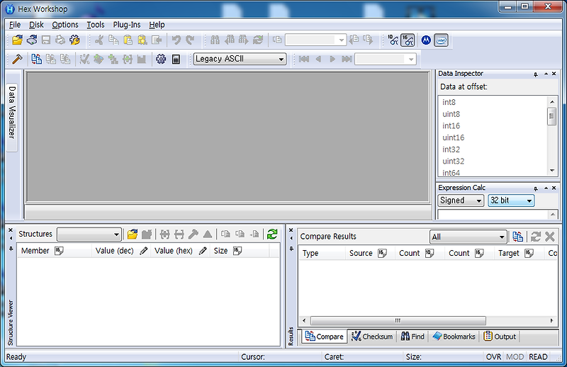 Hex Workshop v6.8.0 - 파일 수정