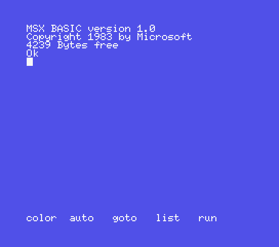 MSX BASIC :: JoyNets