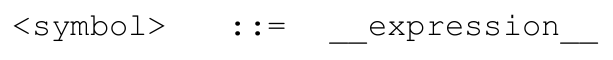 [Compiler] Extended Backus-Naur Form (EBNF)