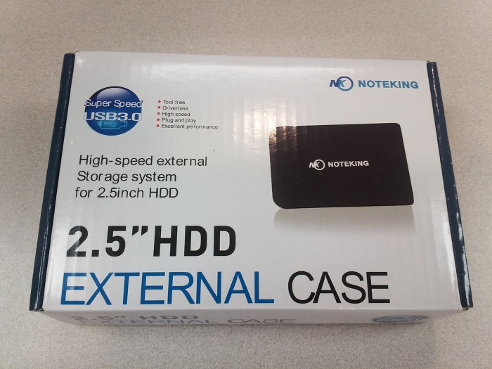 NOTEKING 2.5인치 HDD 외장하드 케이스 리뷰 - Digital Pioneer.net