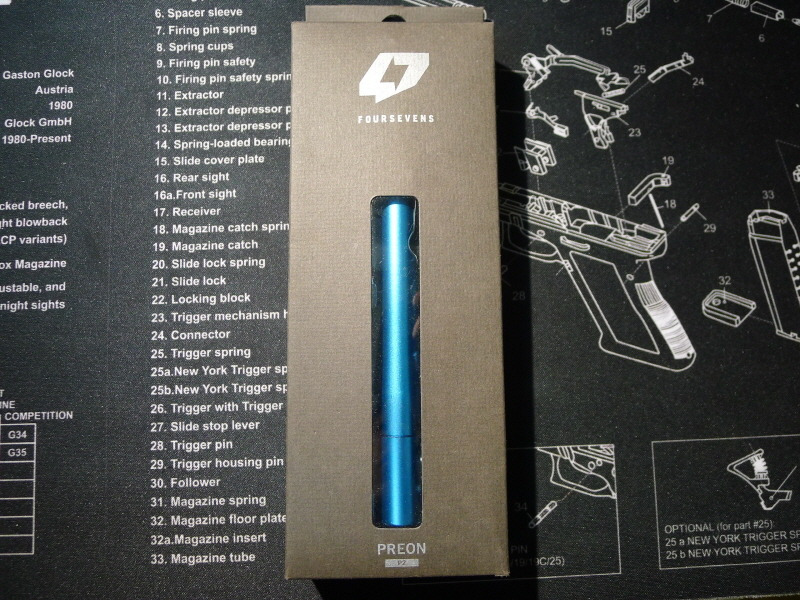 Foursevens Preon P2 Blue Special Edition Nichia219B with P1 body+tail