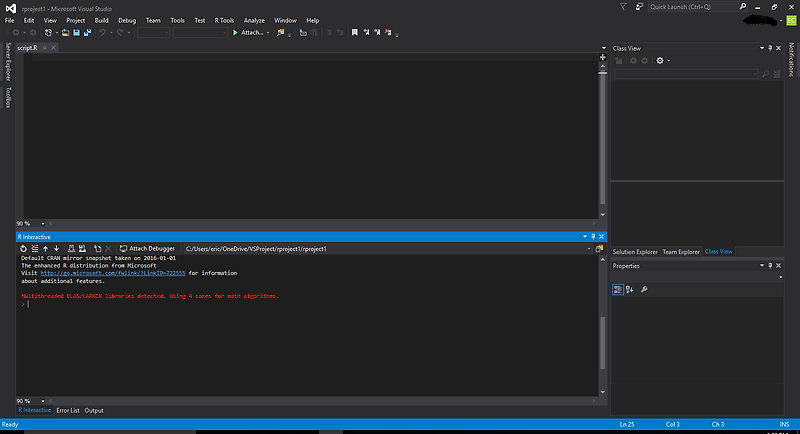 Microsoft R 관련 솔루션: MRO(Microsoft R Open), RTVS(R Tools for Visual Studio)