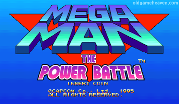 마메 게임 - 록맨1 : 더 파워배틀 (Rockman1 : The Power Battle) / 메가맨