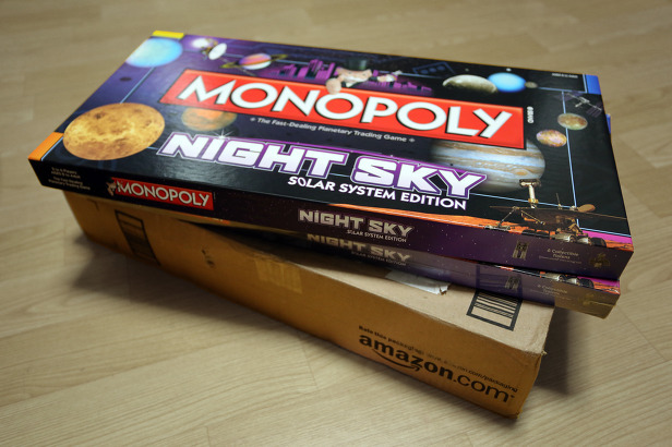 STARRY NIGHT :: Monopoly Night Sky Solar System Edition