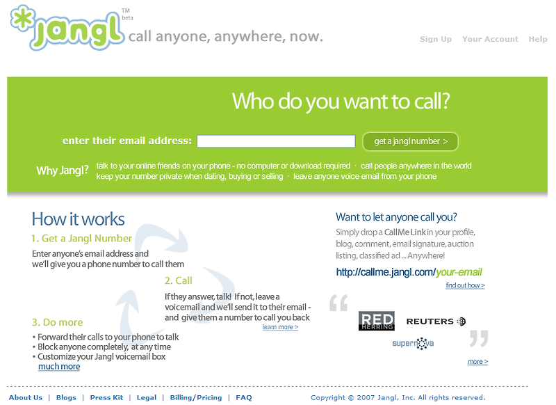 VoIP도 뭉쳐야 산다, Jajah와 Jangl 경쟁사에서 협력사로