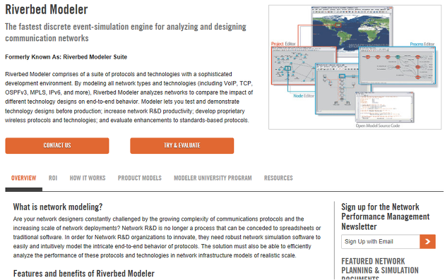 네트워크 시뮬레이션 공방 :: OPNET? OPNET Modeler? Riverbed Modeler?