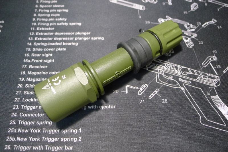 Surefire G2Z LED (KX4) Olive Drab Color review