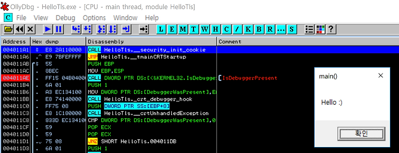 Thread Local Storage CallBack (TLS)