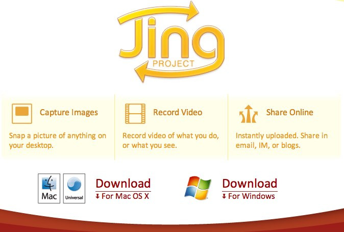 Jing: 스크린 캡춰, 비디오 캡춰 그리고, 공유