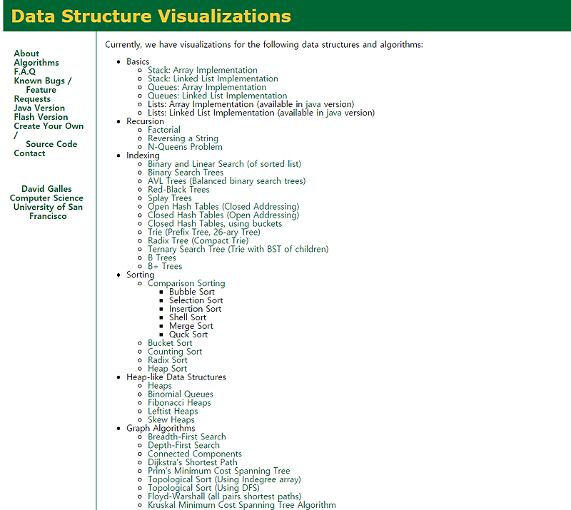 Data Structure Visualizations