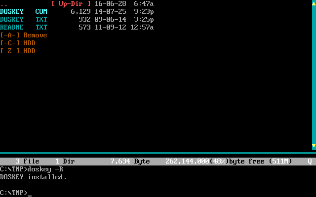 doskey - DOS 프로그램 저장소