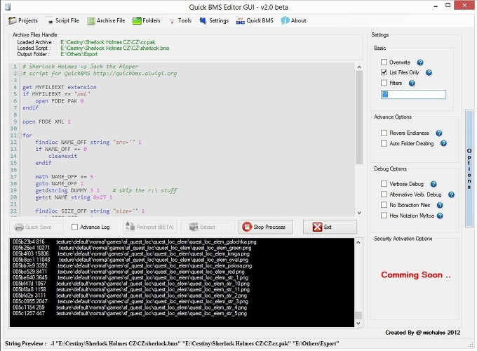 k-style™ :: Quick BMS Editor GUI Version 2.0 beta