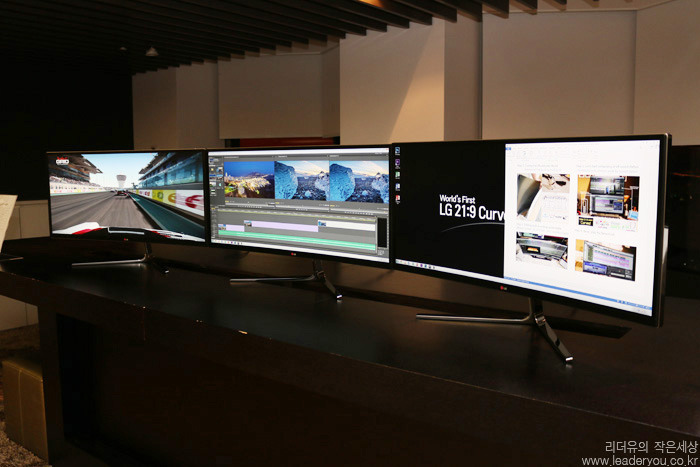 Lg 34인치 곡면 모니터 34uc97 Lg 4k모니터 31mu97 발표회에서 보니