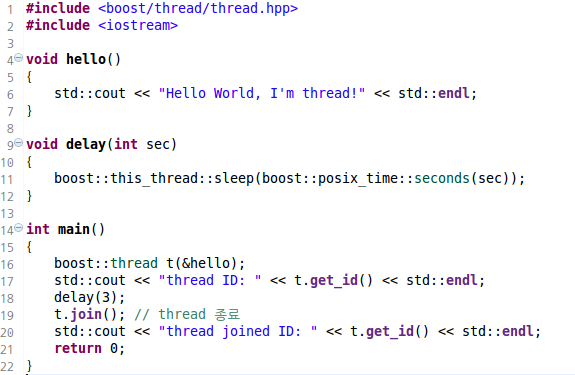 Boost thread Library