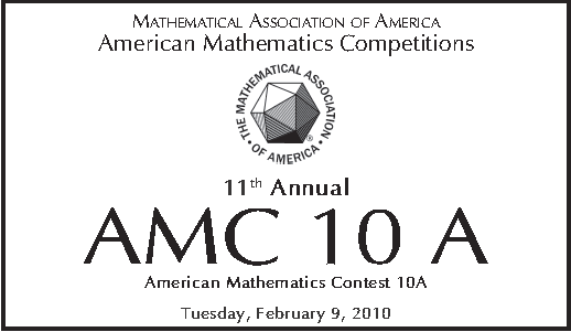 [AMC 10] 2010 American Mathematics Contest 10