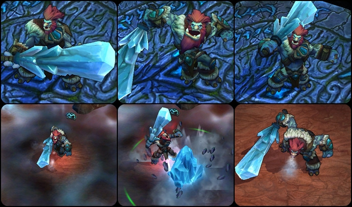 [LOL/SKIN] 리그오브레전드 롤 스킨, 국민타자트런들, 쓰레기장트런들, (구)트런들 인게임 스크린샷 - AHNDOORI ...