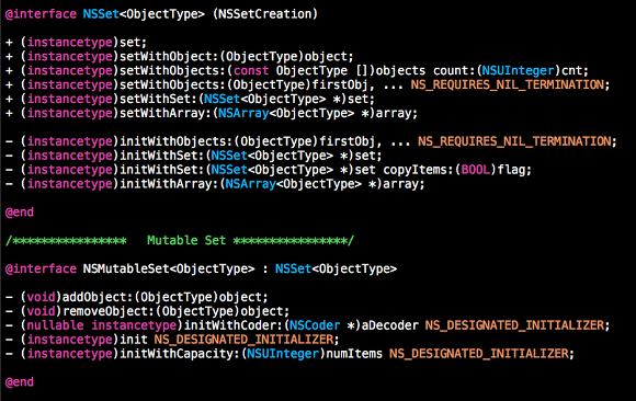[iOS]NSCountedSet 사용, NSArray, NSDictionary에서 데이터 유/무 확인.