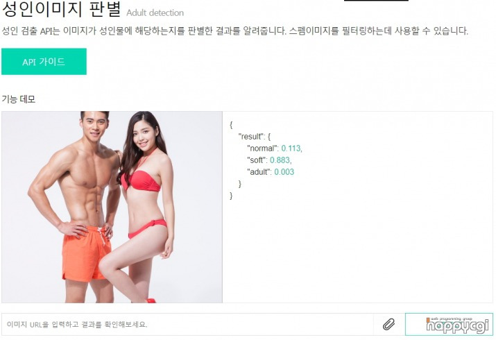 [해피CGI][cgimall] Kakao 비전 API - 성인 이미지 판별 기능