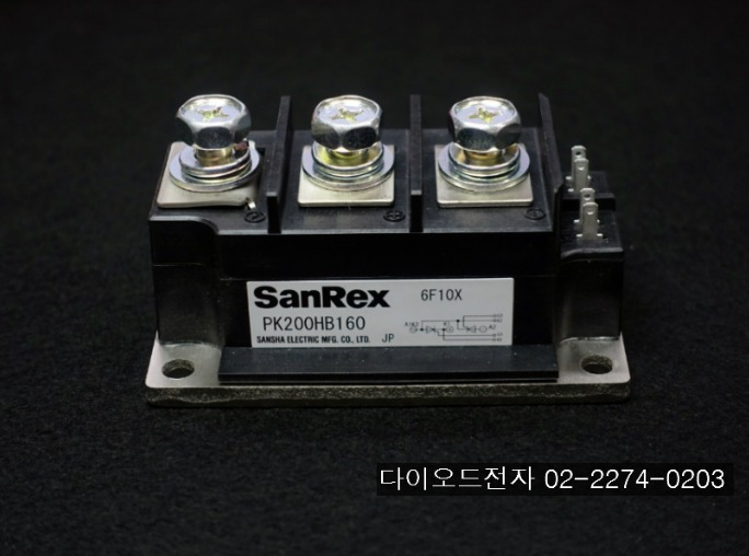 PK200GB80 [판매중] PK200HB160 / SANREX (200A 800V , 200A 1600V SCR모듈)