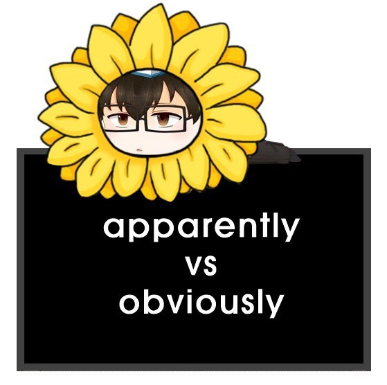 apparently vs obviously (보아하니 vs 분명히)