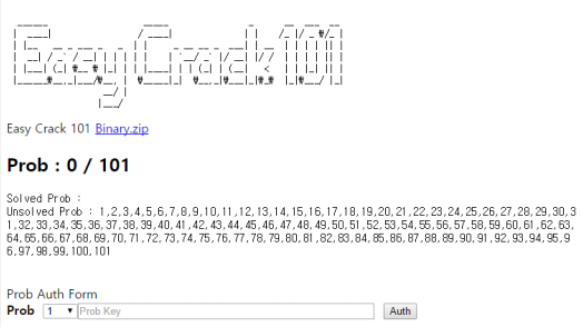[Codegate 2017] EasyCrack 101