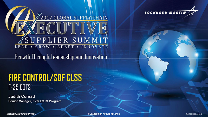 Lockheed Martin, Fire Control/SOF CLSS F-35 EOTS Presentation