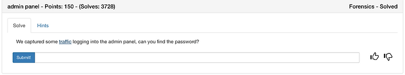 [picoCTF] admin panel :: Hubeen's Home