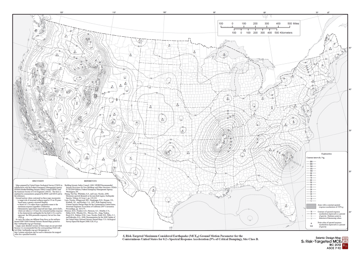 미국 내진설계지도 U.S. Seismic Design Maps