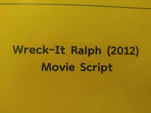 영화/미드대본(Movie Script) 자료 몰 :: Wreck-It Ralph (2012) 주먹왕랄프 Movie Script ...