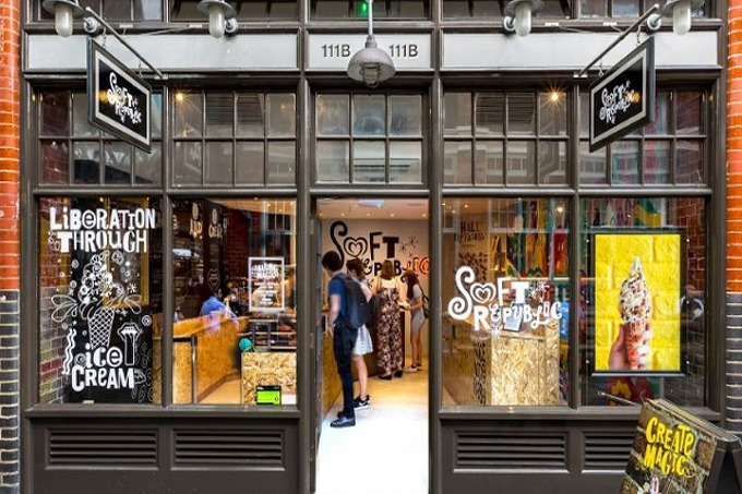 *소프트 아이스크림 스토어 [ I-AM ] Soft republic store, London