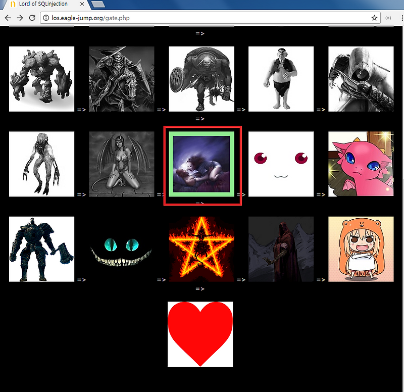 [los - SQL injection] nightmare ( 18단계 )