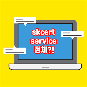 skcertservice 사용 빈도에 따른 삭제 및 중지 방법