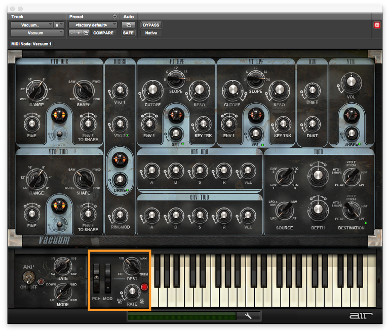 Pro Tools - 가상악기 Vacuum - Modulator LFO :: Home, Sweet Home
