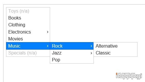 [해피CGI][cgimall] jQuery UI Menu