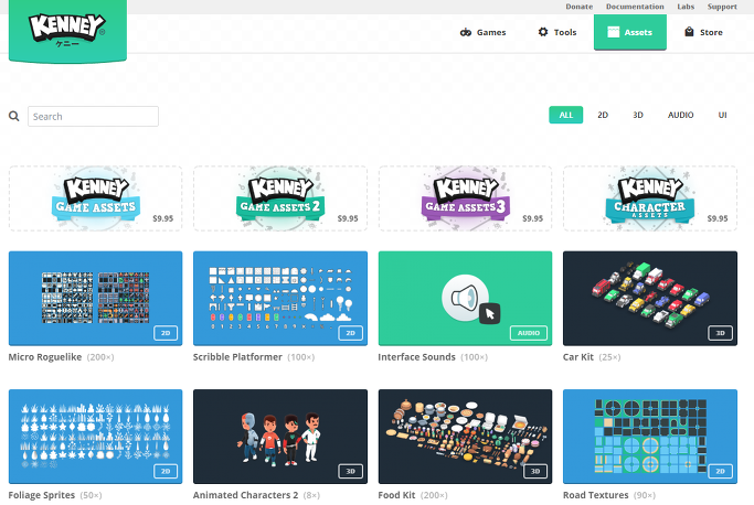 [Modeling] Kenney Free Game Assets
