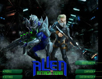 1인용 총게임하기[ Alien Attack Team 인간vs외계인]