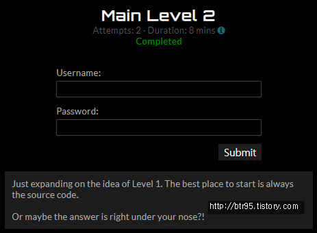 [HackThis] Main level2 :: btr95