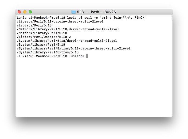 macOS에서 Apache + Perl(CGI) 구동하기