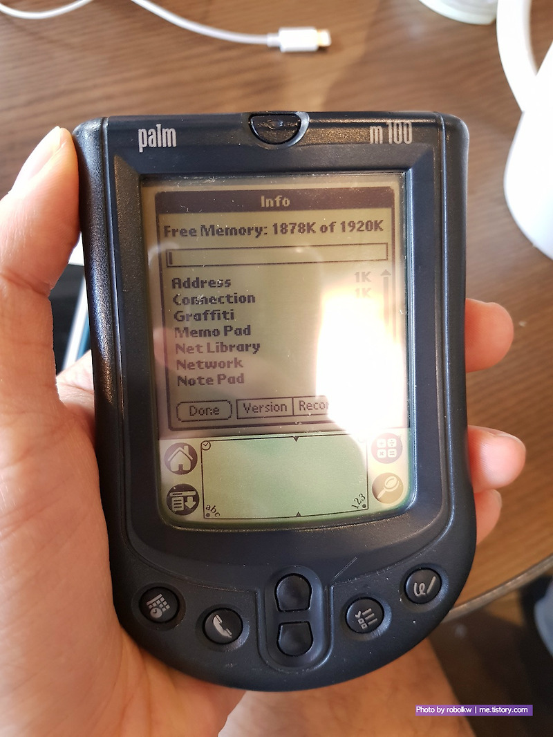 Palm m100을 만나다