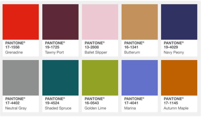 팬톤(PANTONE)이 선정한 2017 가을 컬러 TOP 10 - 뉴욕편