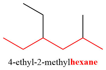 [유기화합물 명명법] 4-ethyl-2-methylhexane