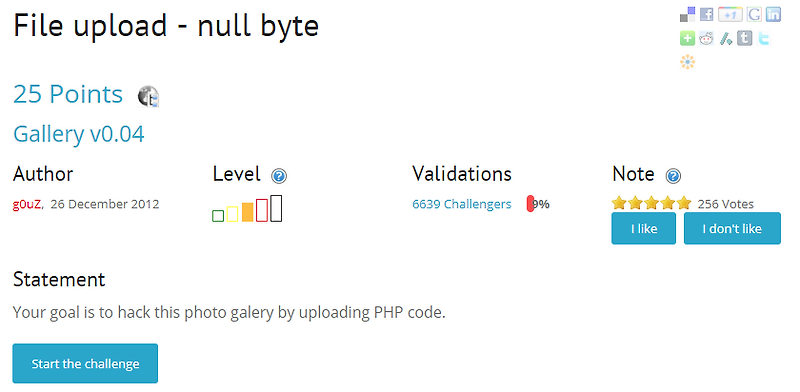 root-me >> File upload - null byte :: Shine Myself