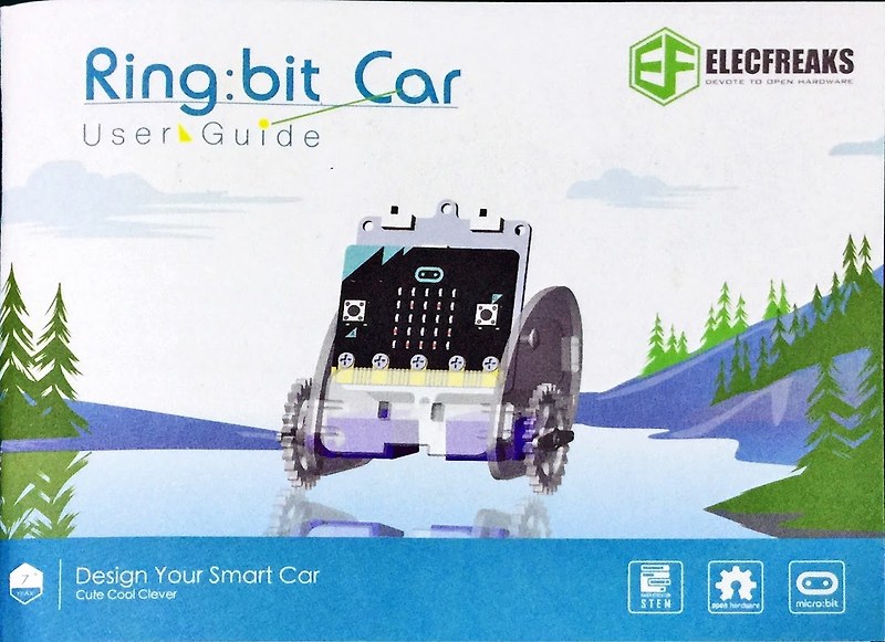 micro:bit와 Ring:bit 개봉기 2/2 - Ring:bit Car 개봉 및 설치 과정